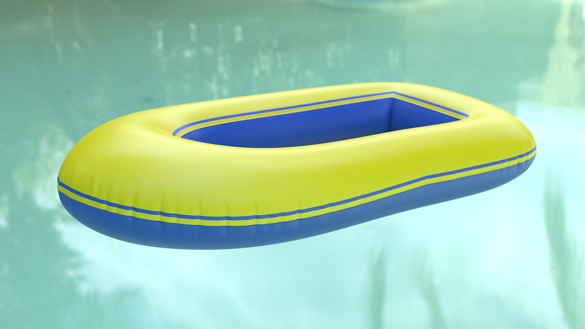 Inflatable Dinghy 3D Model - TurboSquid 1828915