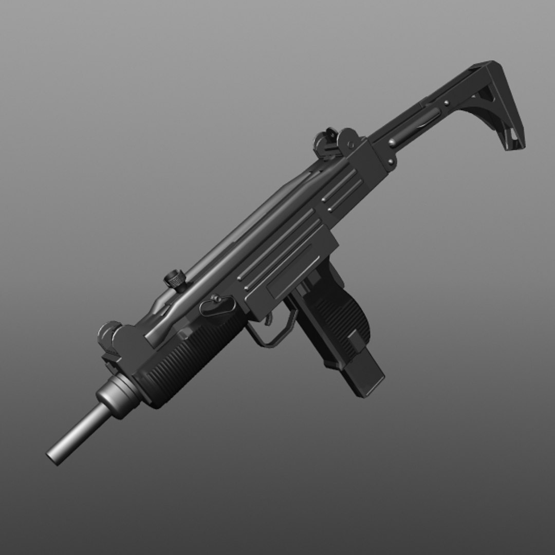 3d Model Uzi Sub-machine Gun