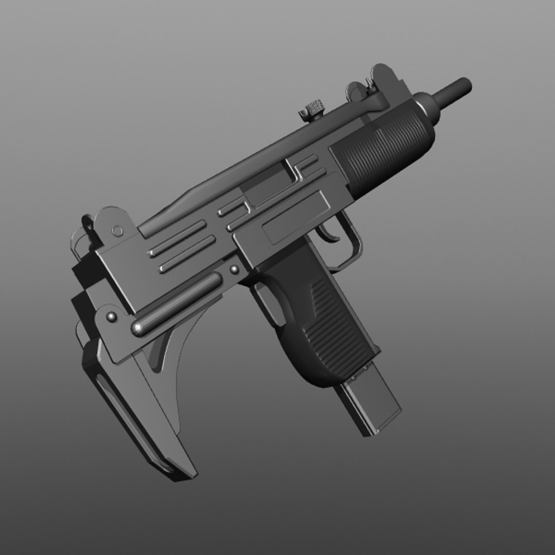 3d Model Uzi Sub-machine Gun