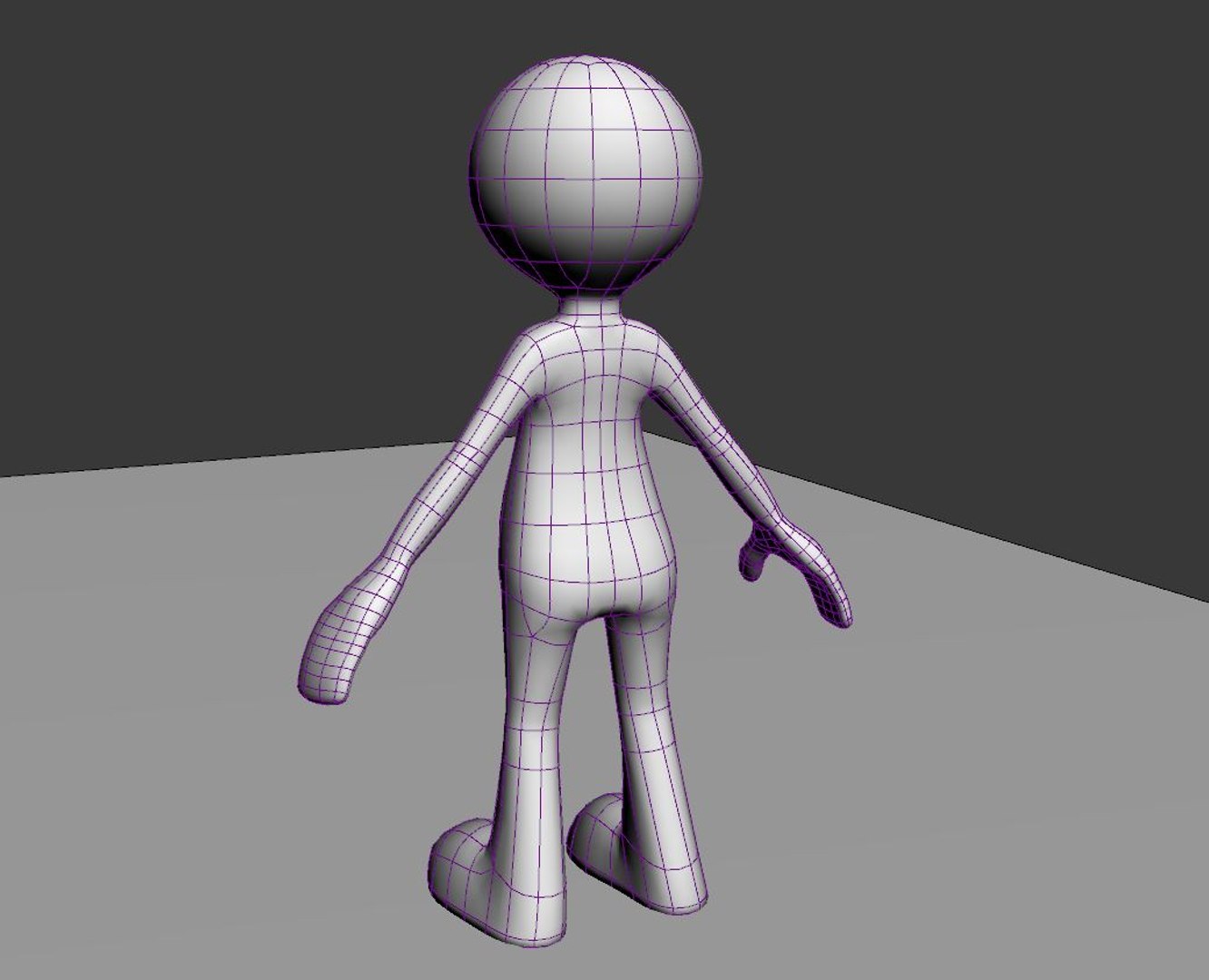Character Rigged Version Biped 3d Model