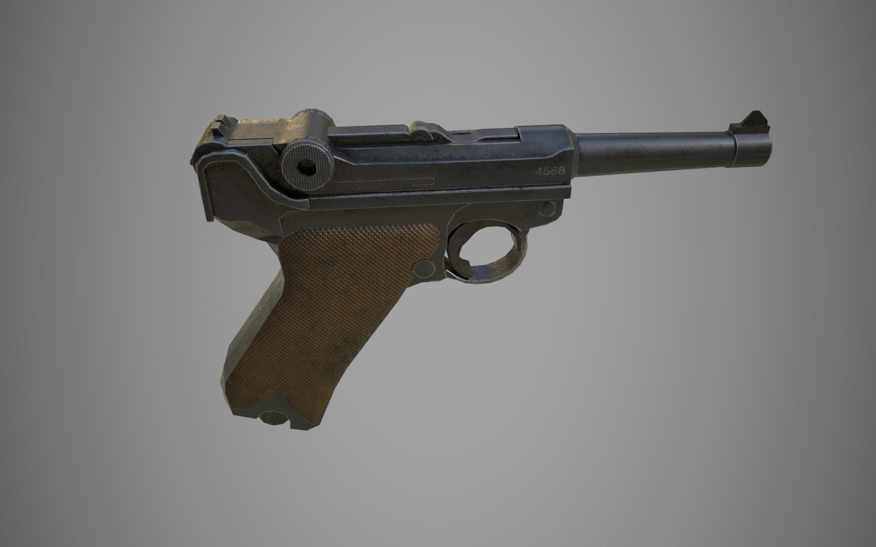 3D Pistol Parabellum Luger P08 - TurboSquid 1431785