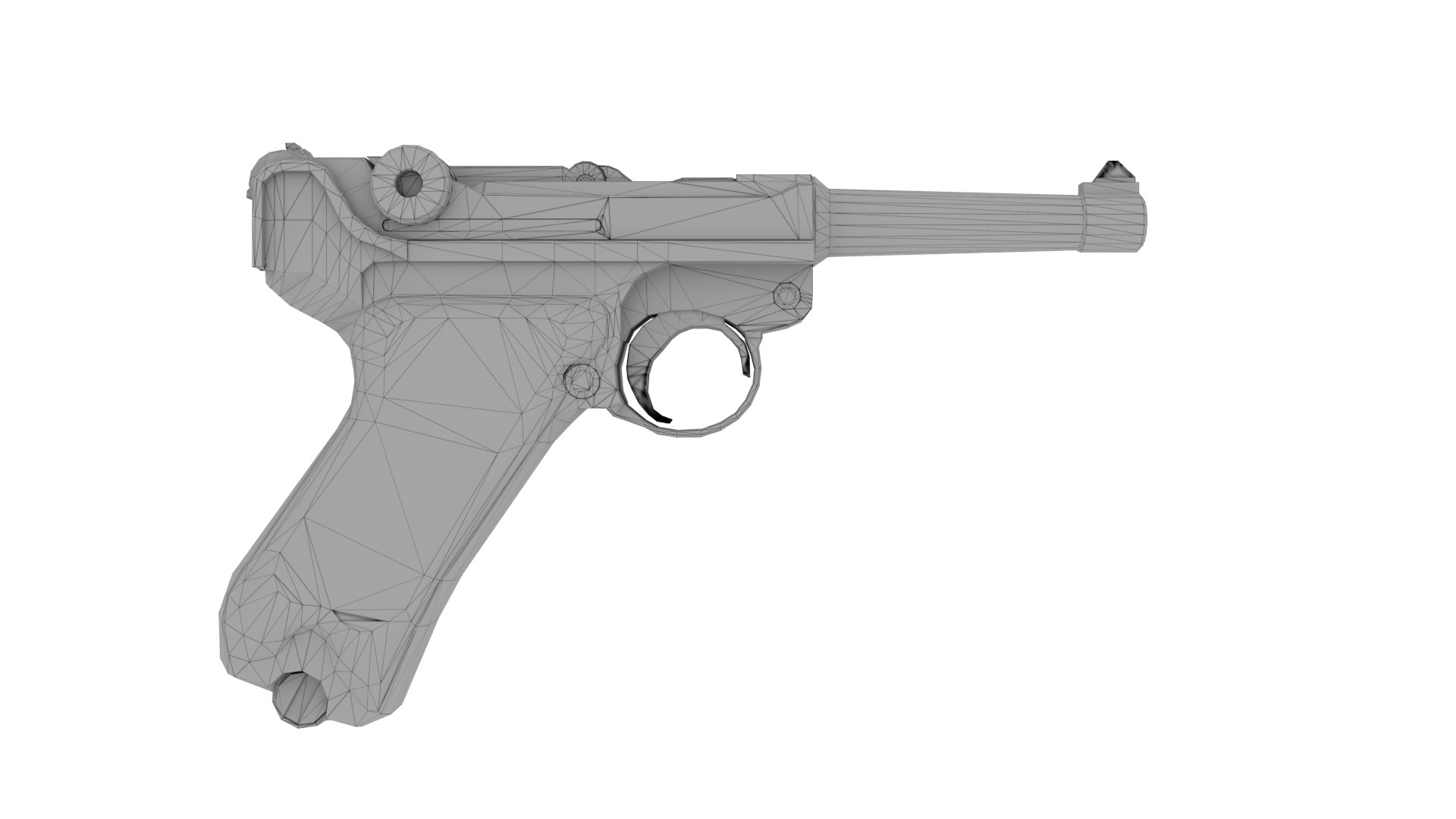 3D Pistol Parabellum Luger P08 - TurboSquid 1431785