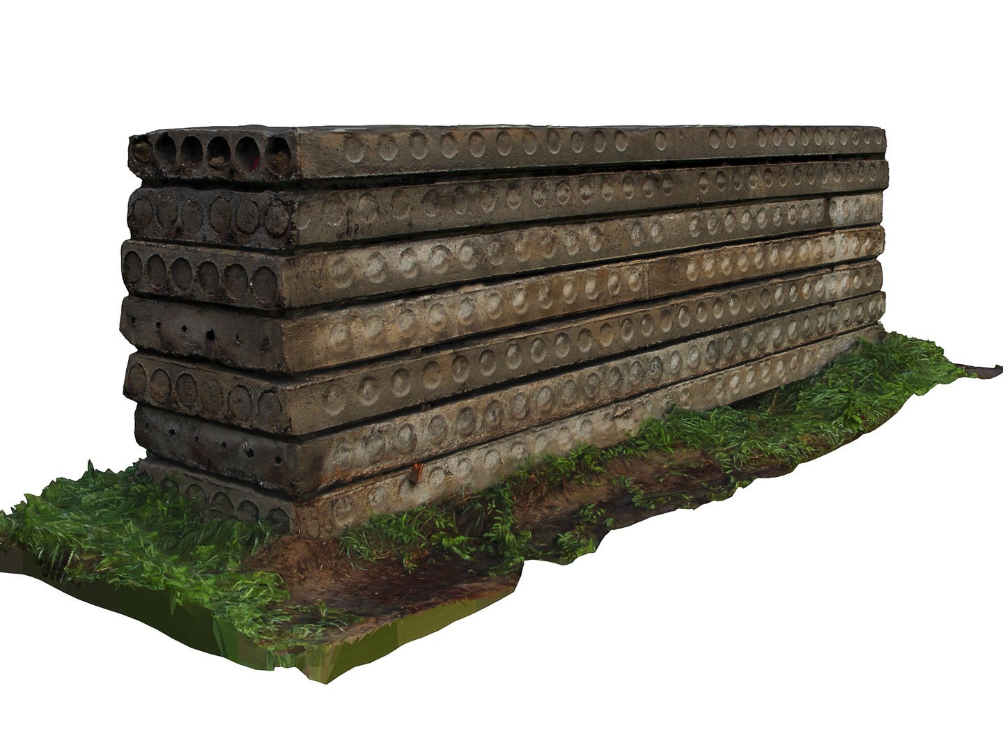 3D Ultra Realistic Concrete Slab - TurboSquid 1326226