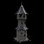 RUINED MAGE WIZARD TOWER ANCIENT MAGIC TURRET CASTLE RUINS AAA 3D Model ...