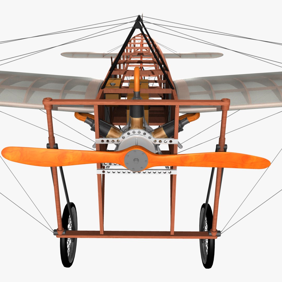 bleriot xi 3d obj