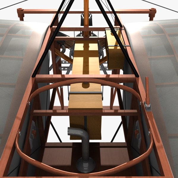 bleriot xi 3d obj