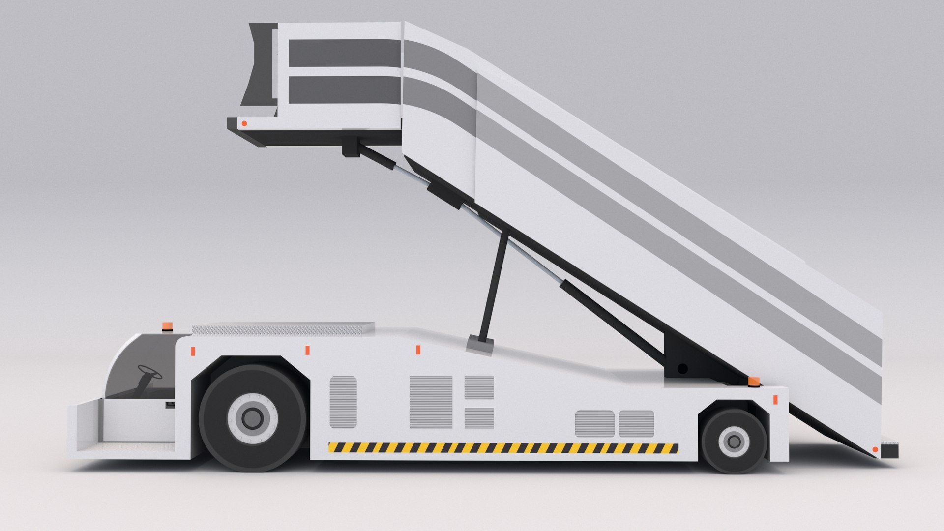 Airport Stair Vehicle 3D Model - TurboSquid 1532309