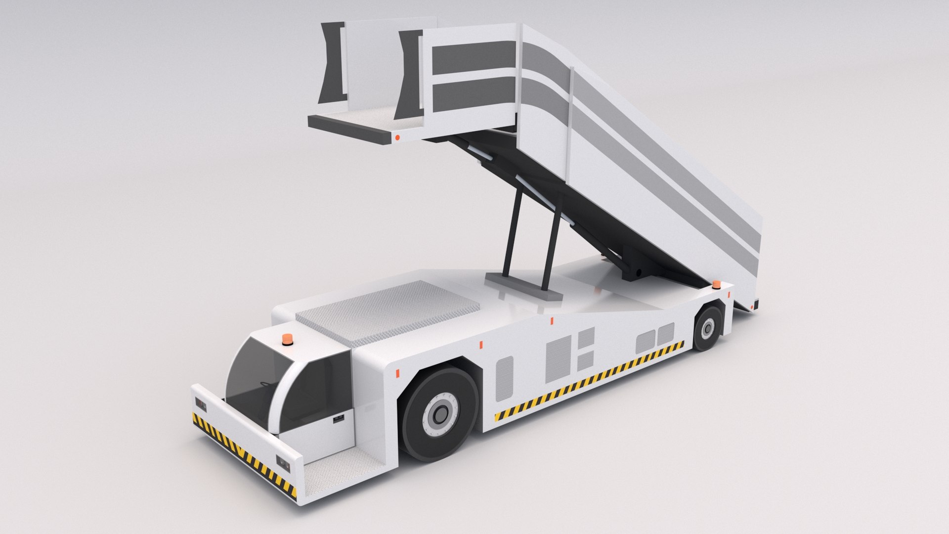 Airport Stair Vehicle 3D Model - TurboSquid 1532309