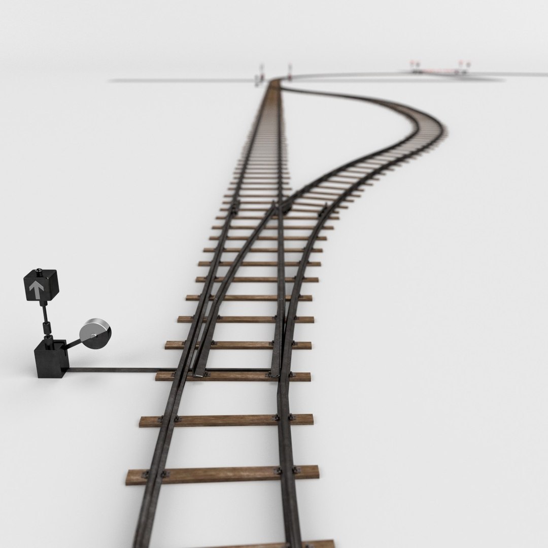 Railroad Track 3d 3ds