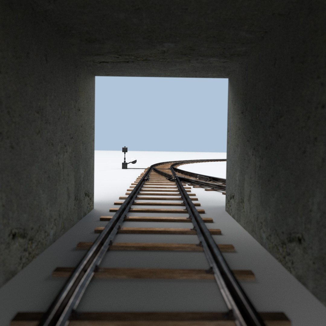 Railroad Track 3d 3ds