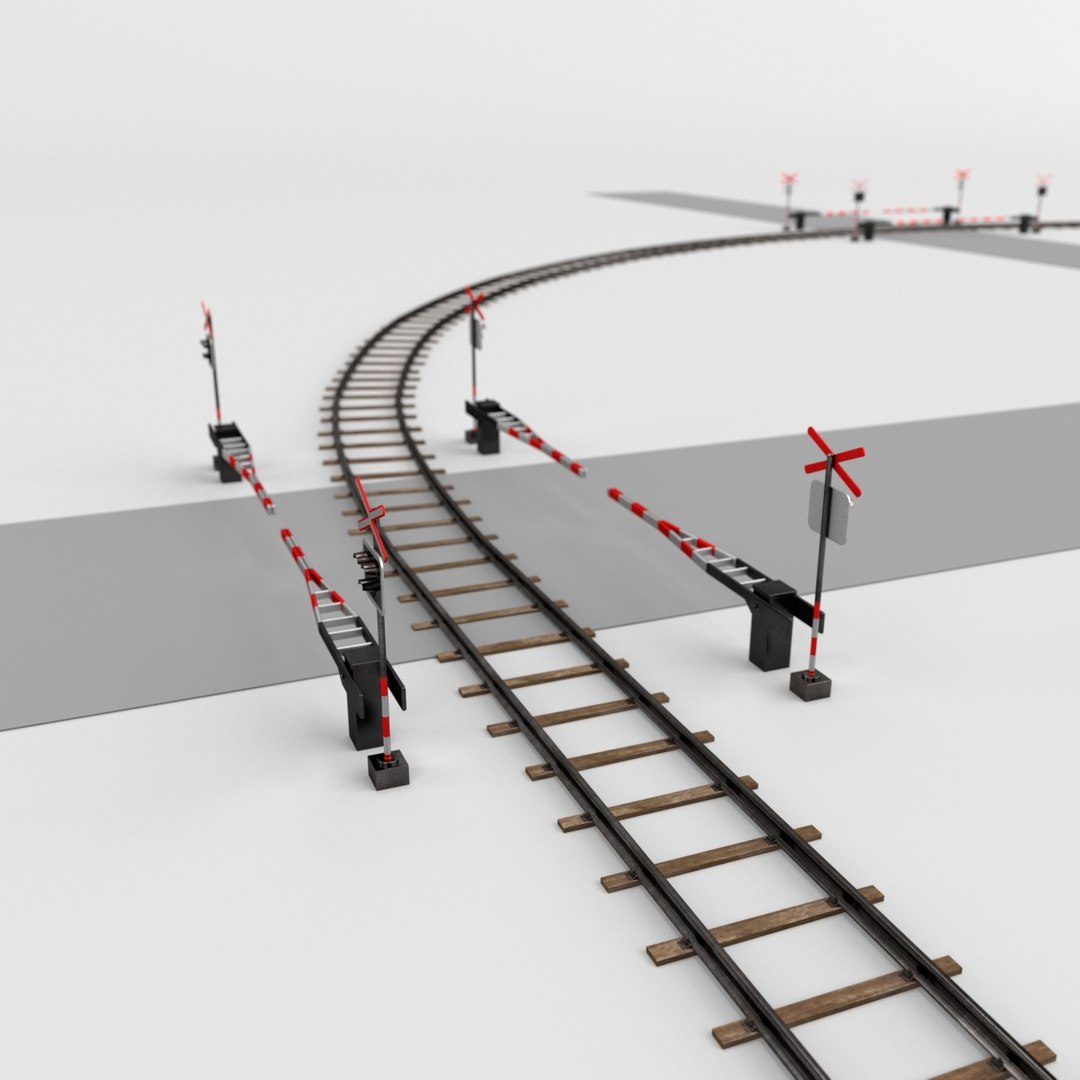 Railroad Track 3d 3ds