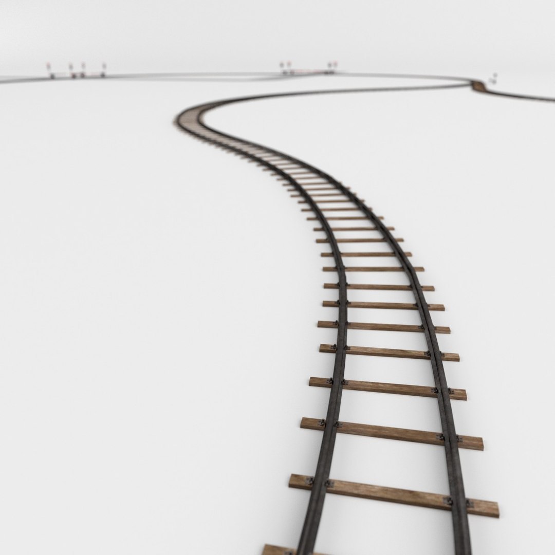 Railroad Track 3d 3ds