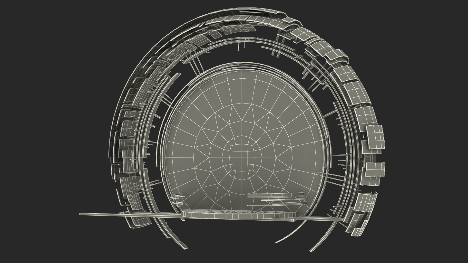 3D Circle Portal Gate Model - TurboSquid 2016273