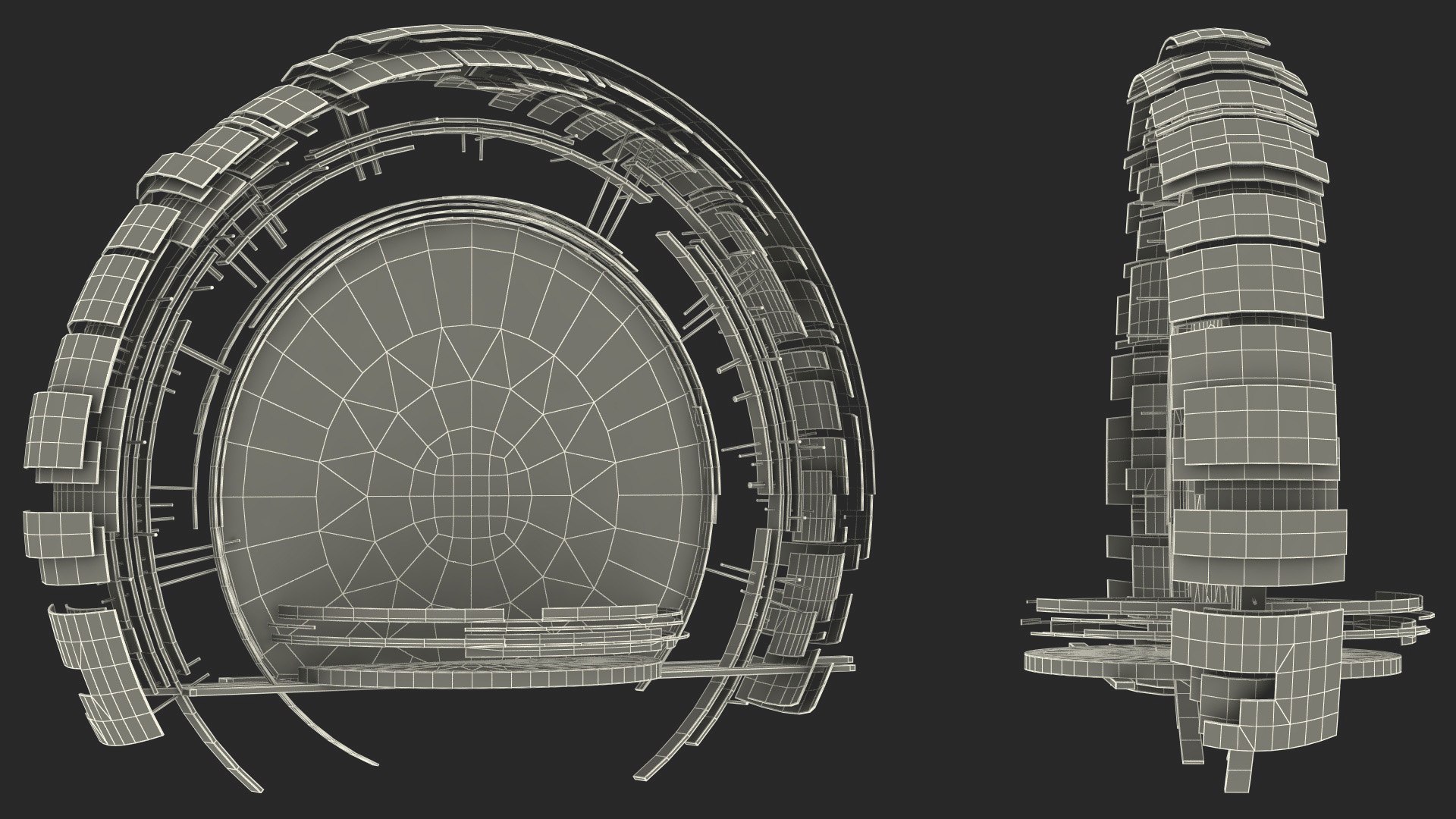 3D Circle Portal Gate Model - TurboSquid 2016273
