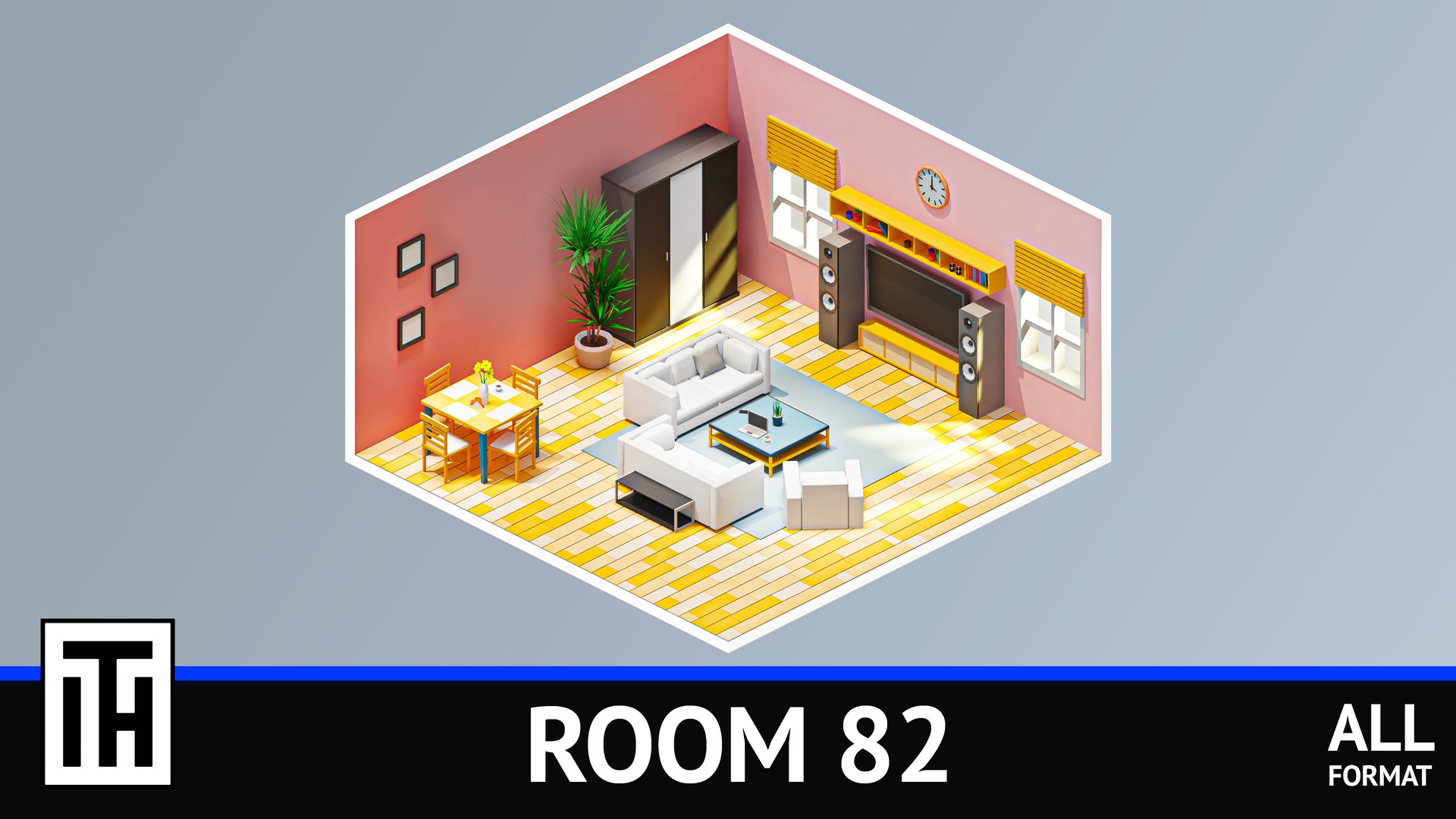 Room 82 3D model - TurboSquid 2158393