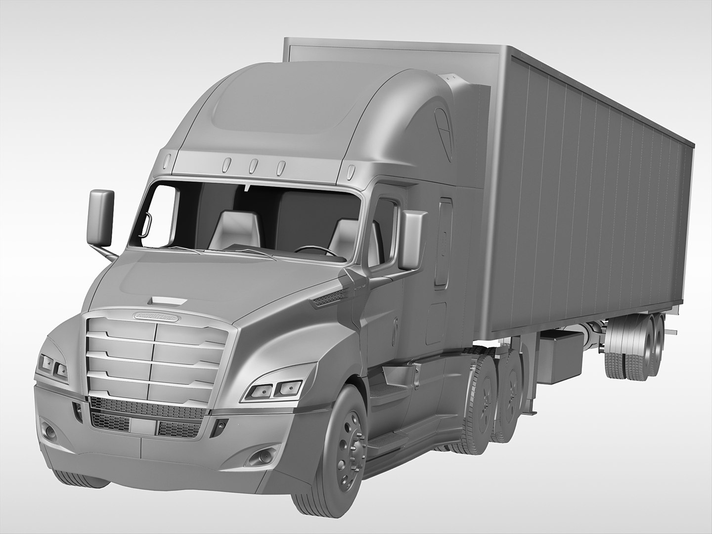 Freightliner Truck 3d C4d