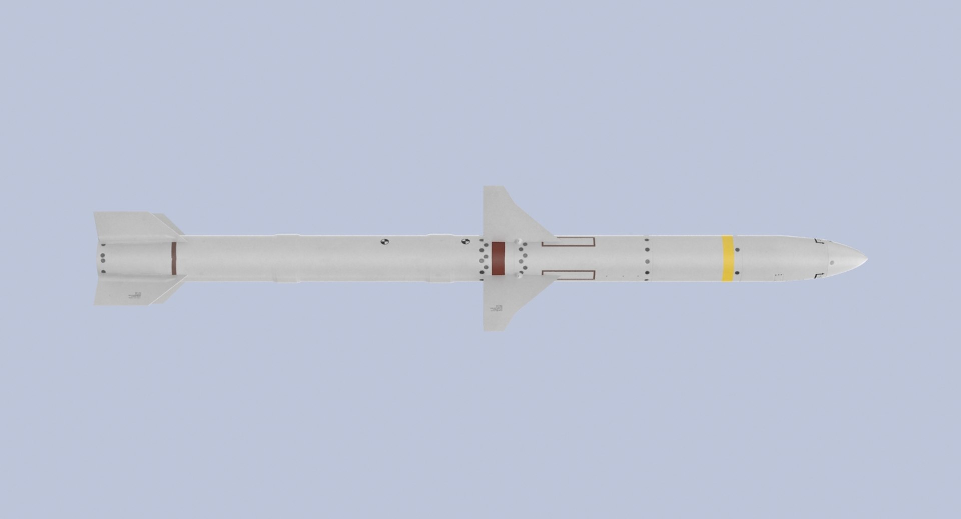 Aircraft Missile Agm 88 3d Model