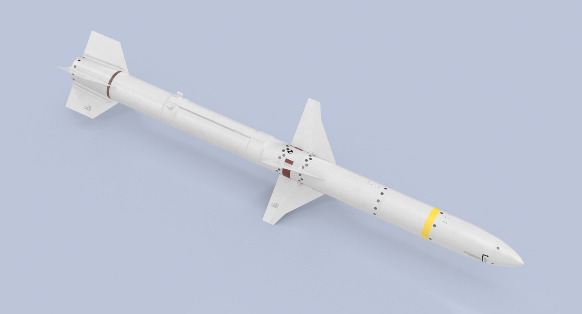 Aircraft Missile Agm 88 3d Model