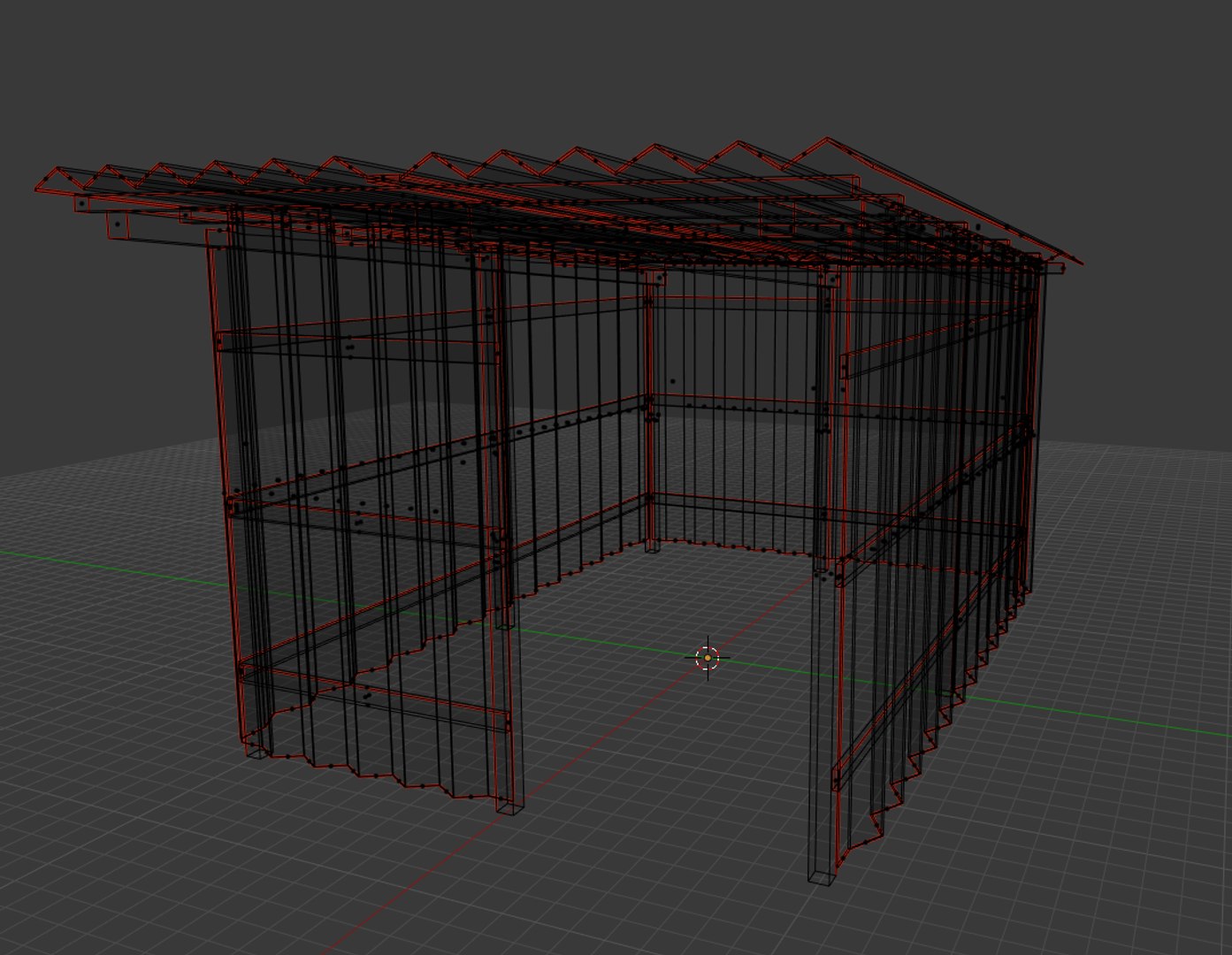 3d 3ds Old Metal Shack
