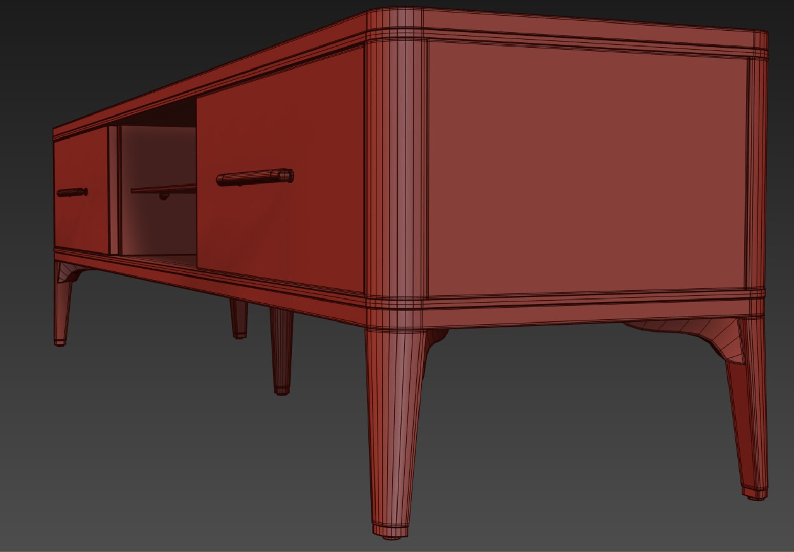 3D Dresser Tvstand Raum By Enza Home Model - TurboSquid 1914431