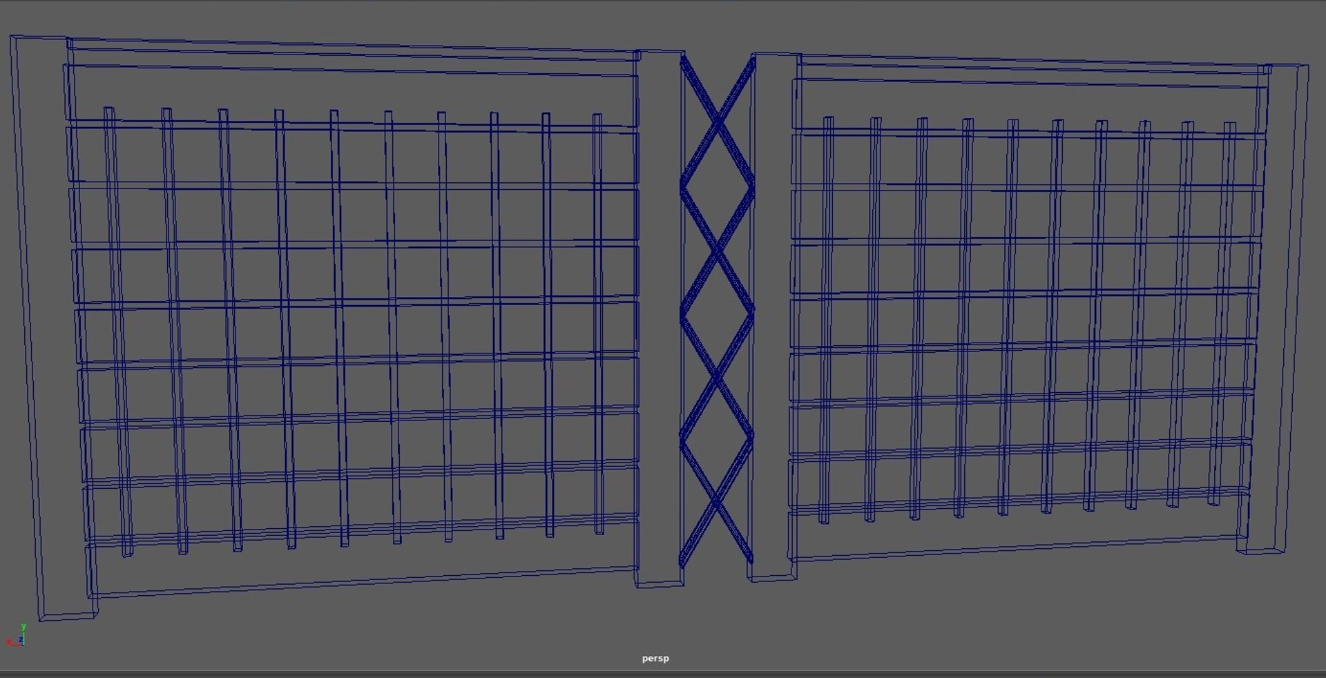 Free 3D Simple Fence Model - TurboSquid 1611995