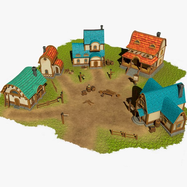 3D Village Models | TurboSquid