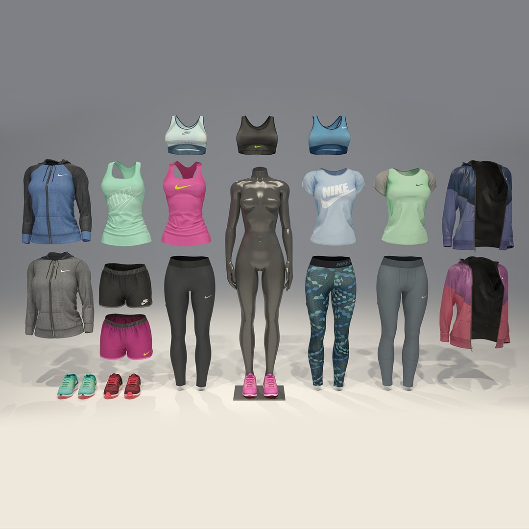 Mannequins Clothes Poses 3D Model - TurboSquid 1210636