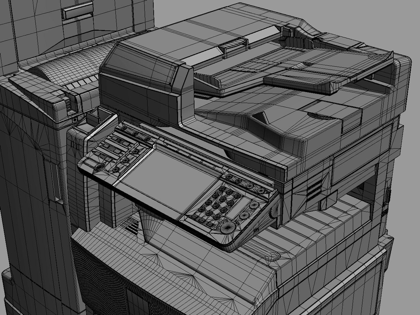 3d Professional Multifunctionals Kyocera Taskalfa Model