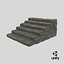 Mossy Wet Stone Steps 3D - TurboSquid 1582702
