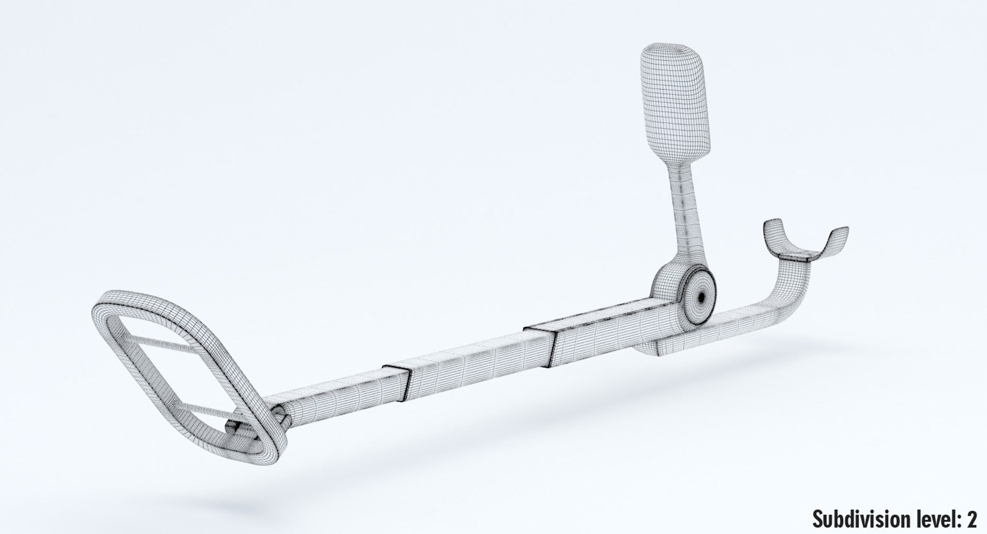 3D Portable Foldable Metal Detector - TurboSquid 1405927