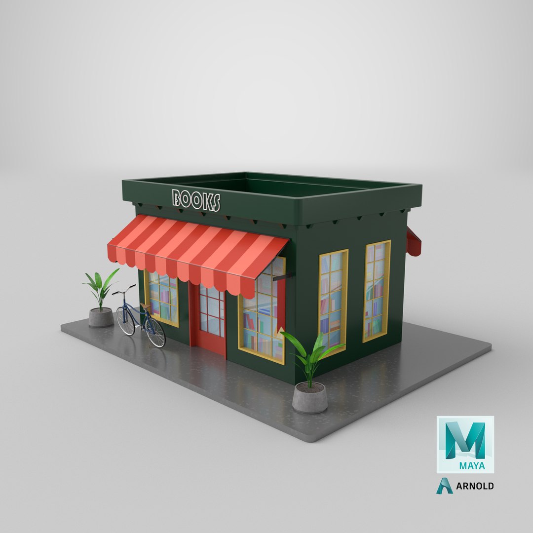 Bookstore 3D model - TurboSquid 2038257