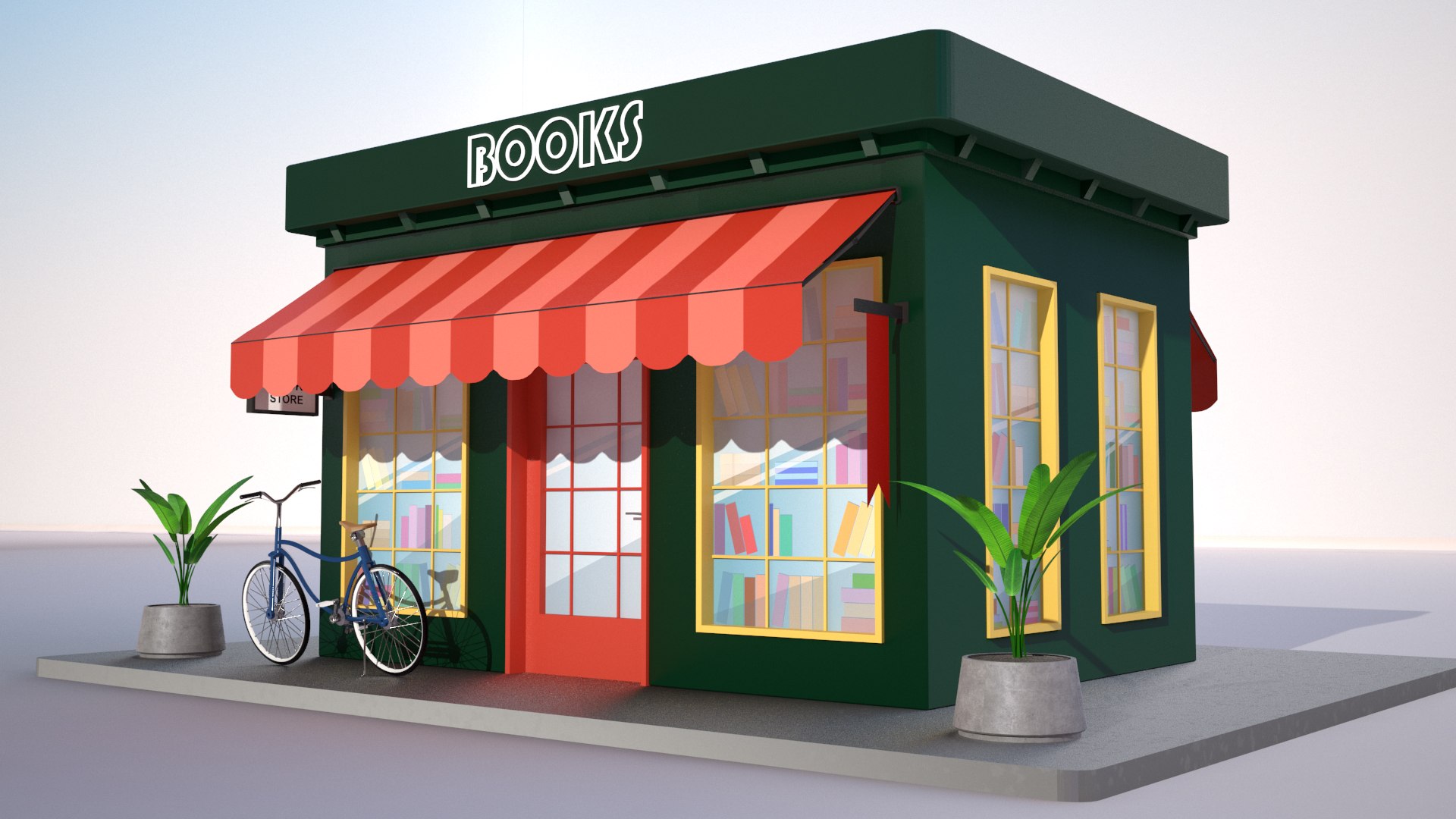 Bookstore 3D model - TurboSquid 2038257