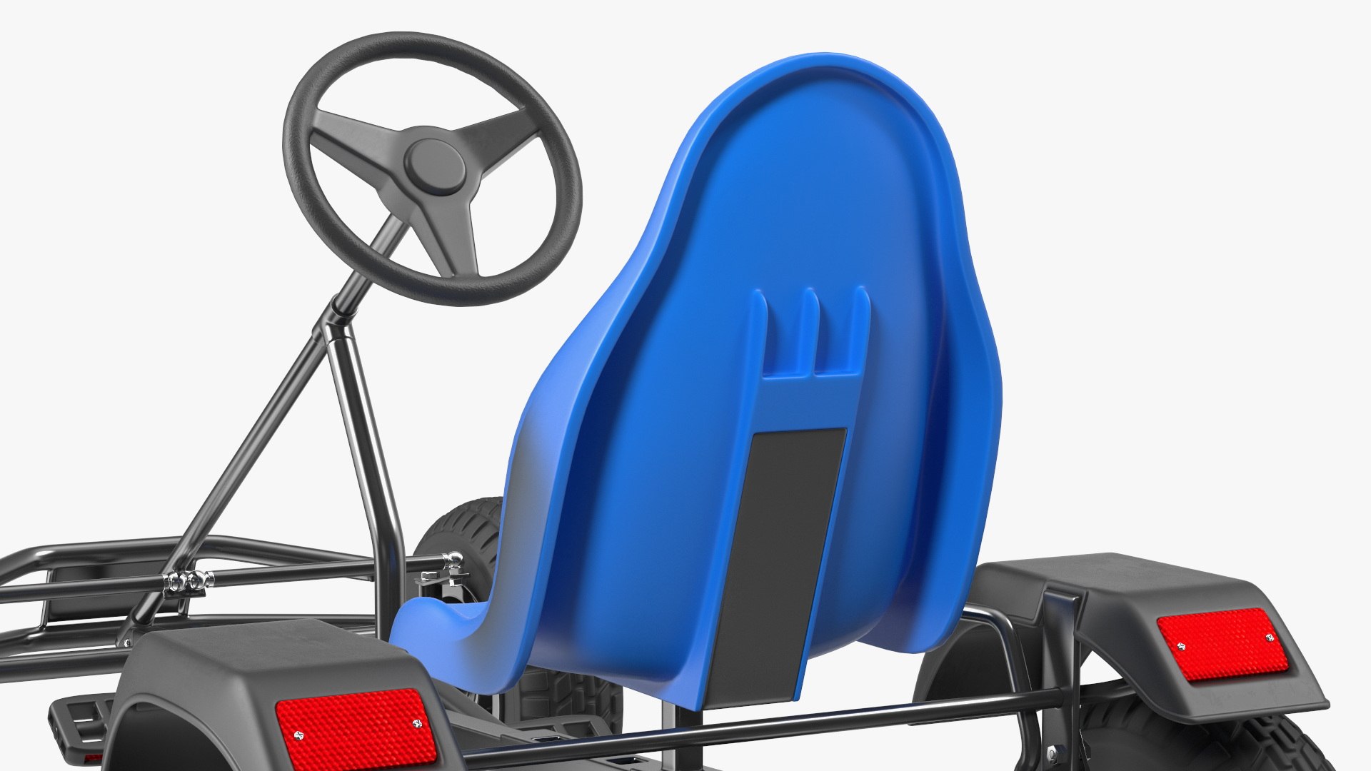 Blue Pedal Go Kart Rigged For Cinema 4D 3D Model - TurboSquid 2098356