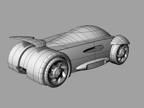 mini racer 3d model