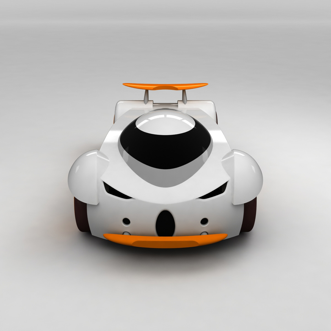 mini racer 3d model