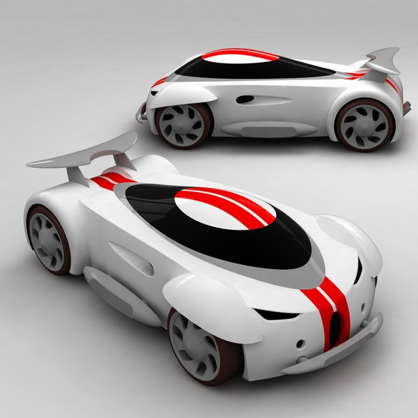 mini racer 3d model