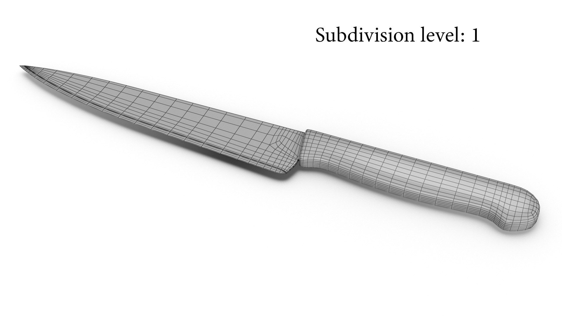 3D Kitchen Knife - TurboSquid 1666436