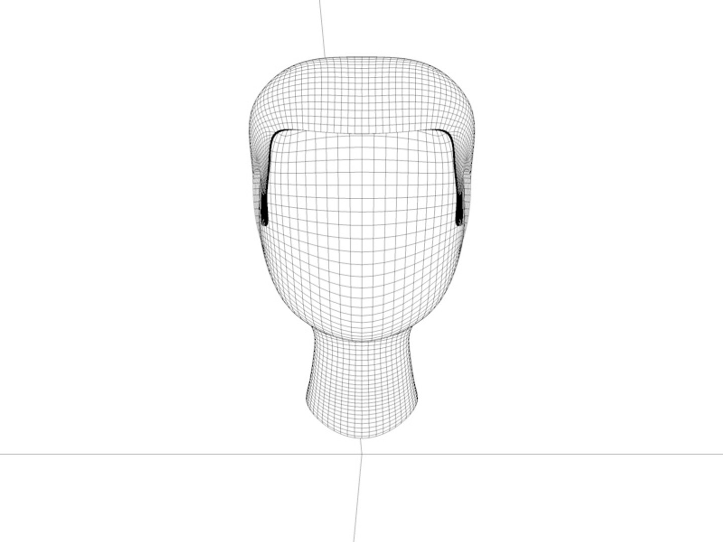 Head Neutral Man 3d Model