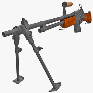 Low Poly 3D Automatic Rifle Models For Download | TurboSquid