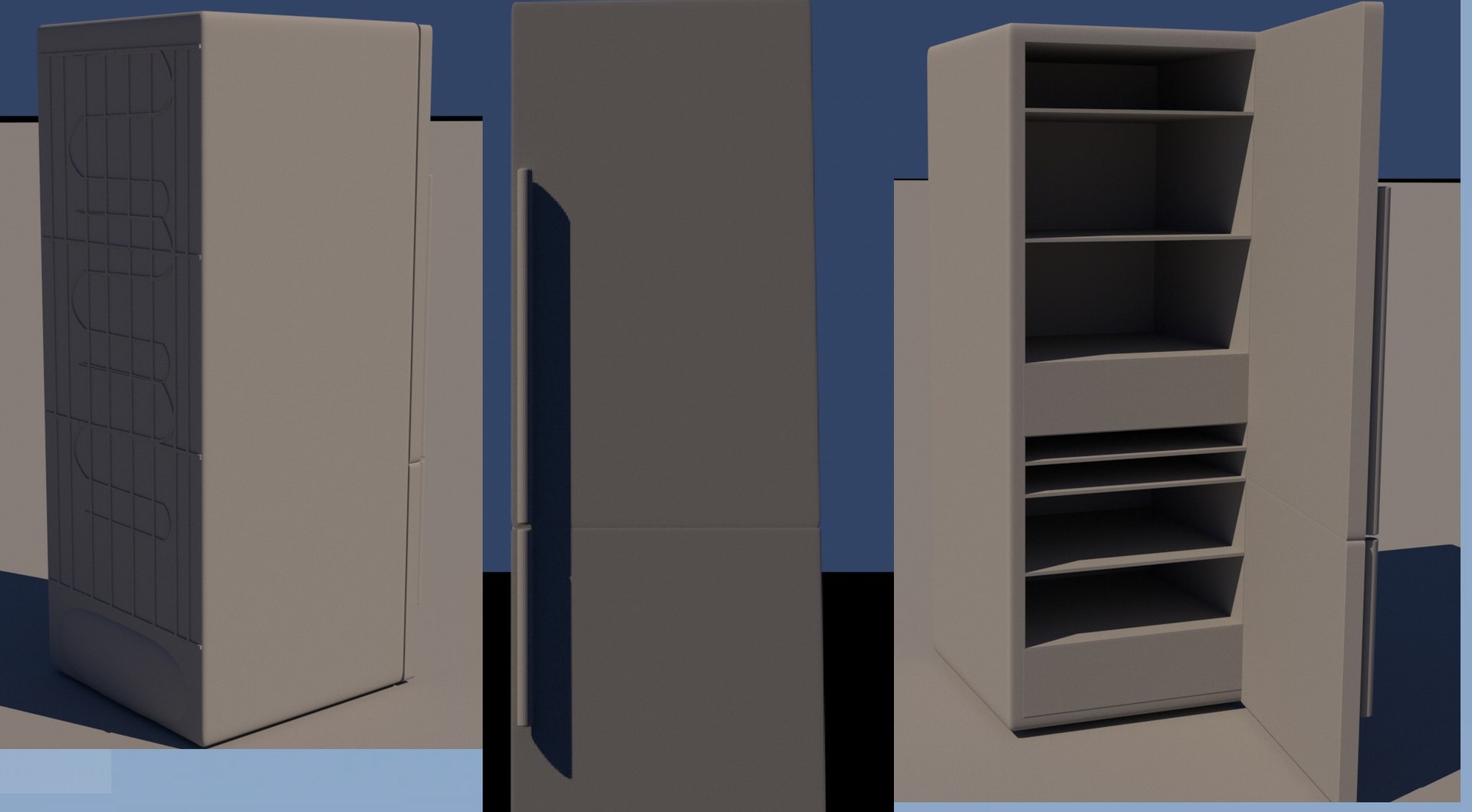 3D Fridge - TurboSquid 1785088