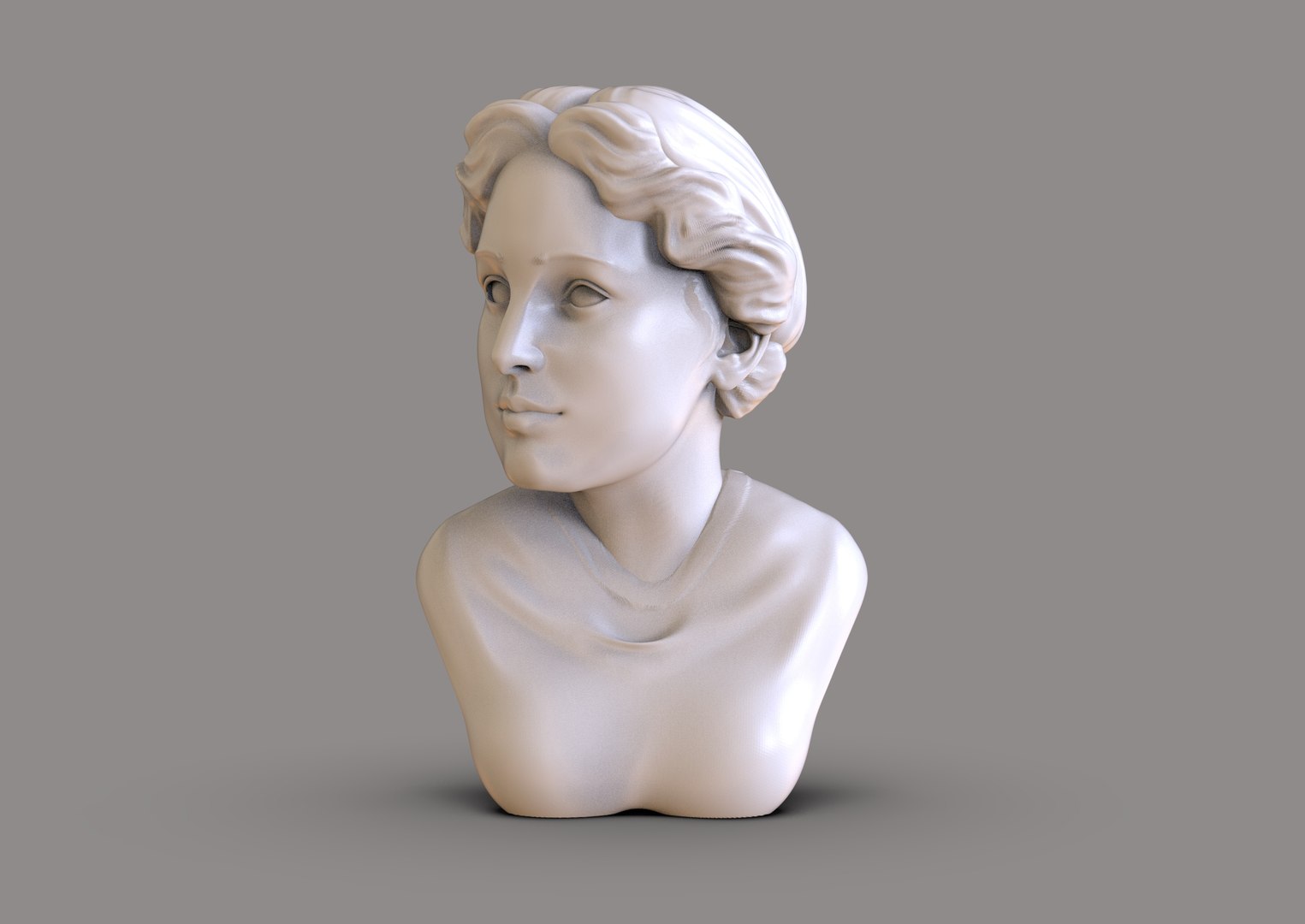 Classic Women Bust Model - TurboSquid 2372026
