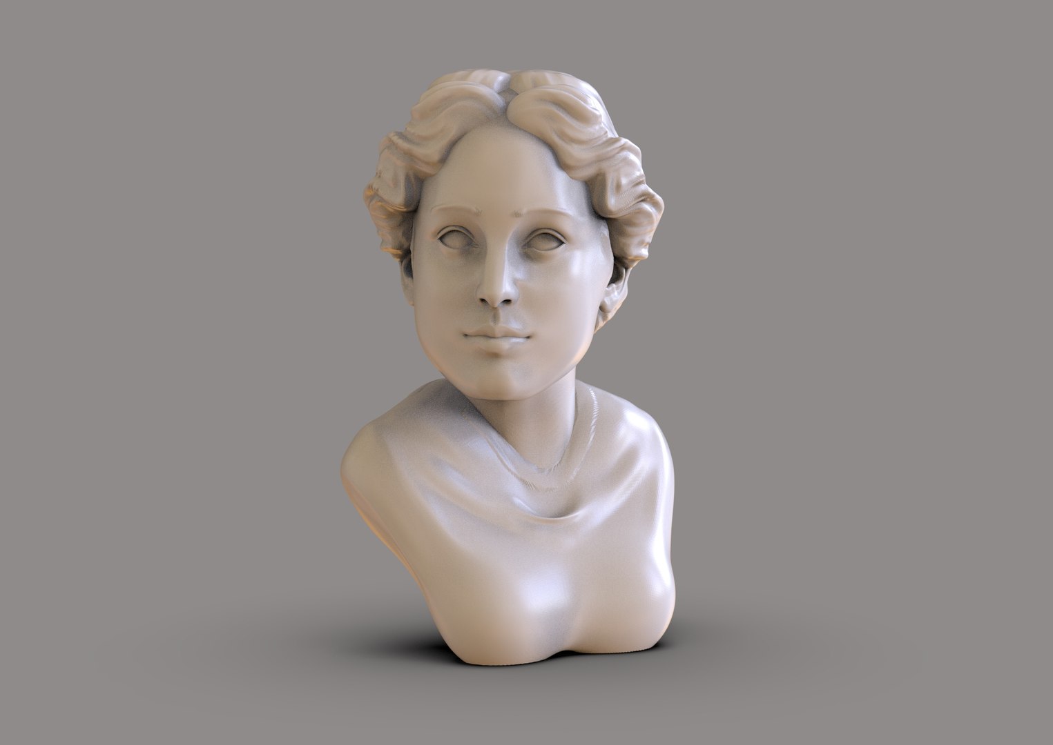 Classic Women Bust Model - TurboSquid 2372026