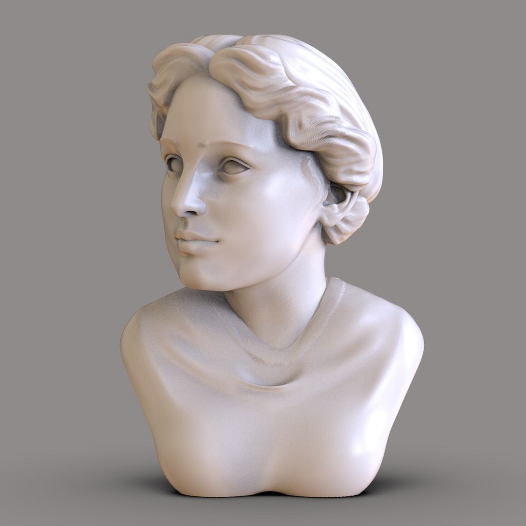 Classic Women Bust Model - TurboSquid 2372026