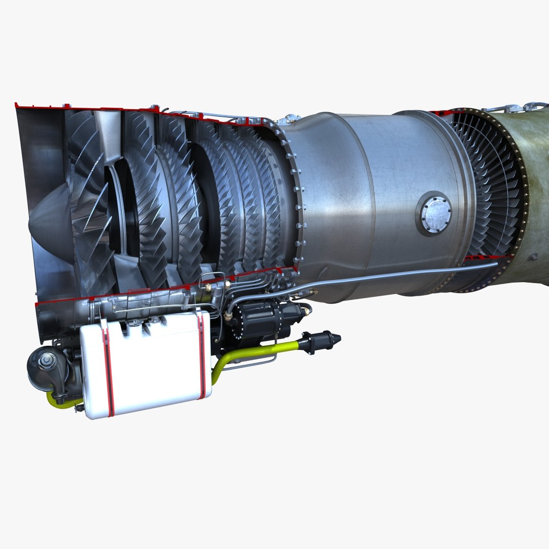 Maya Tumansky Jet Engine Cutaway