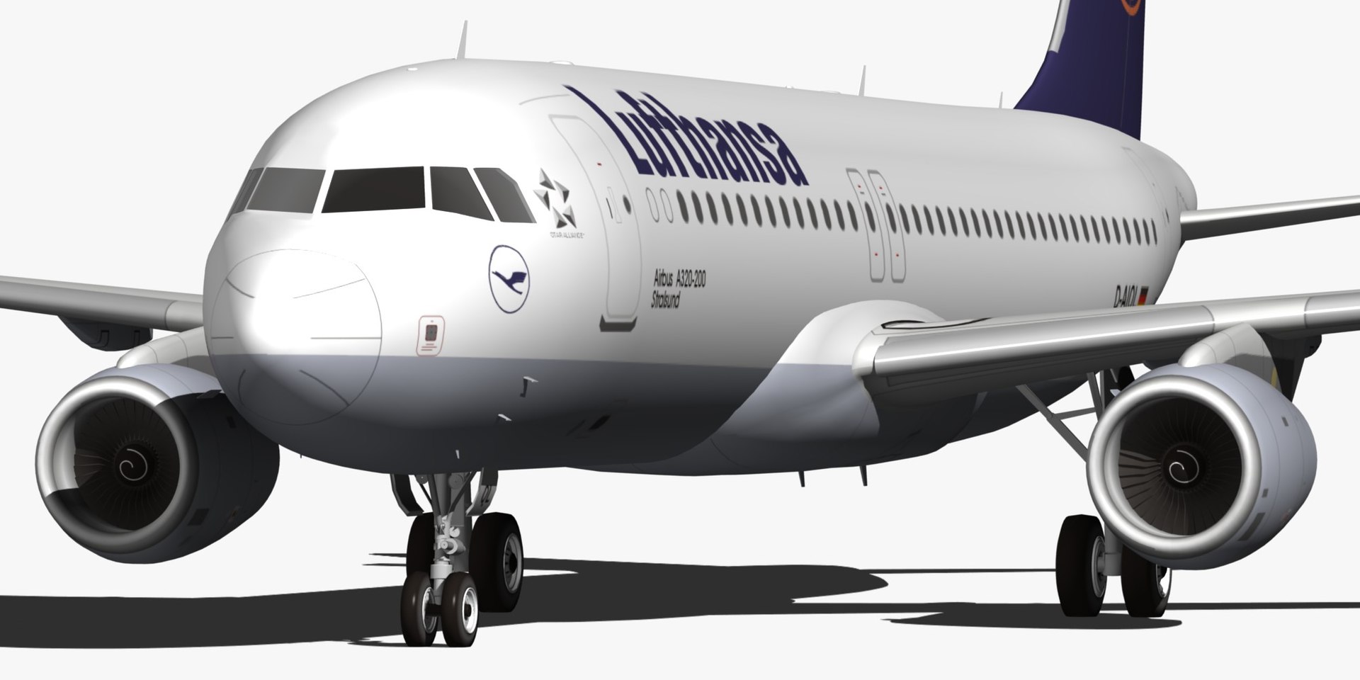 3d Airbus A320