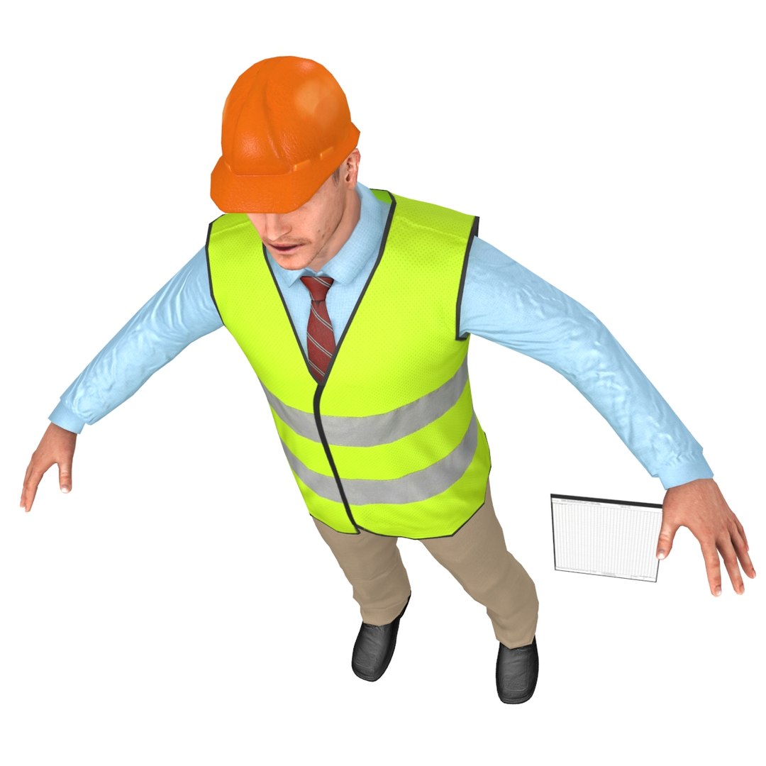 3D engineer man helmet model - TurboSquid 1277303