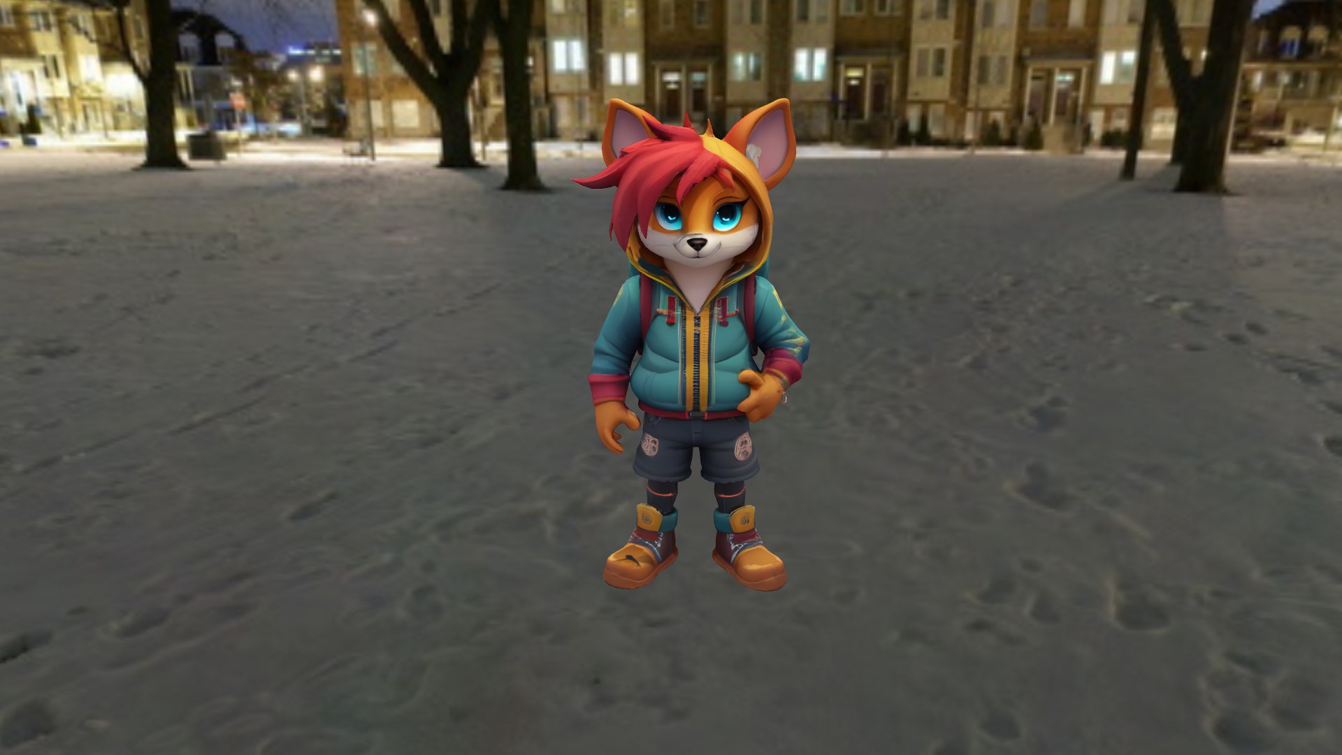 FOX CHARACTER FOR GAMES CARTOONS 3D - TurboSquid 2382319