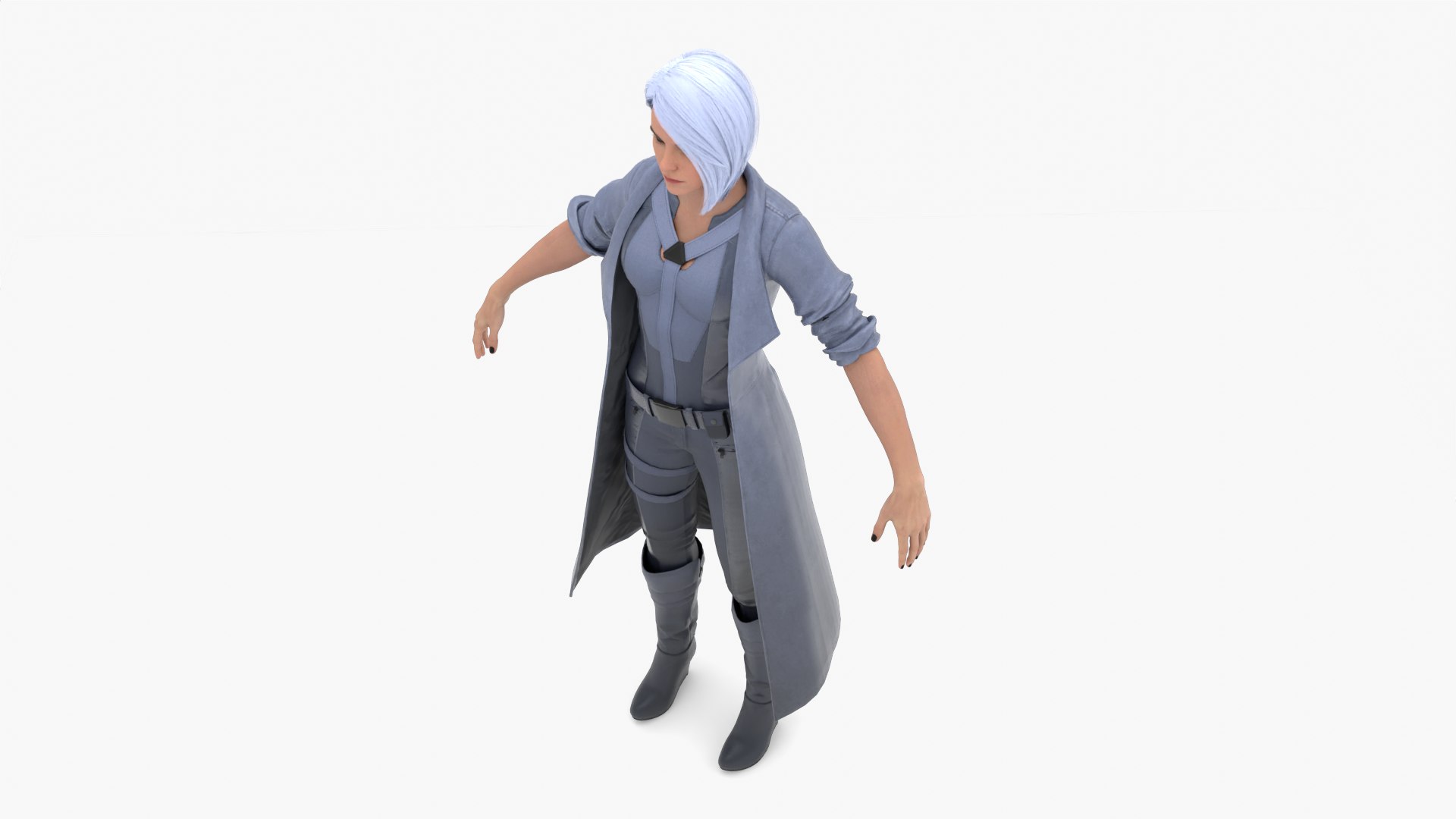 Silver Sable 3D Model - TurboSquid 2365086
