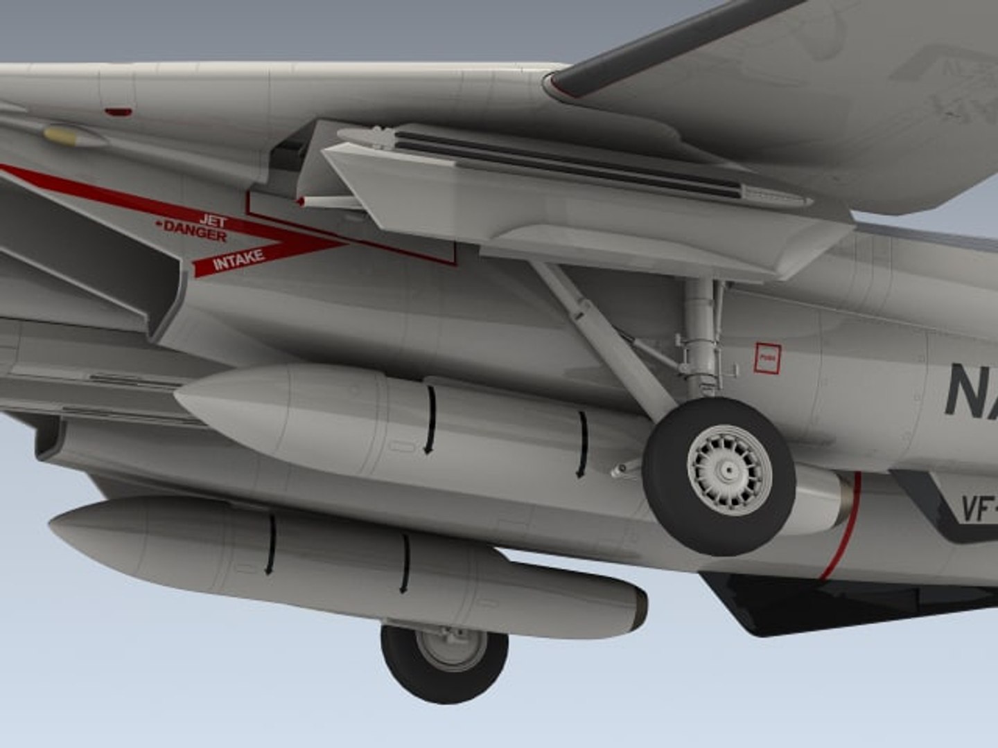 F-14a Tomcat Vf-21 3d Max