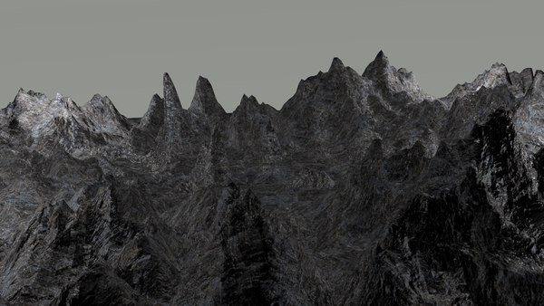 mountainous landscape 3d 3ds